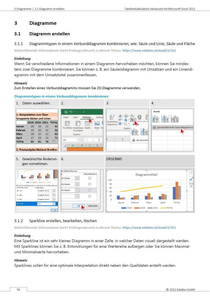 Lehrbuch: Tabellenkalkulation Advanced mit Microsoft Excel 2021/365 (AM4, ICDL/ECDL Advanced ...